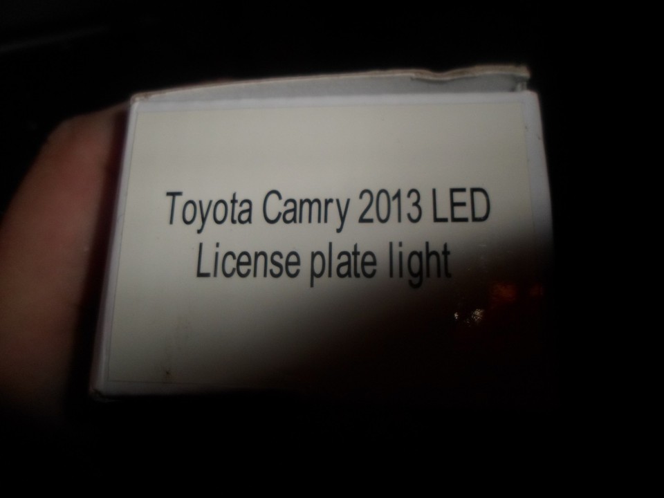 New 2Pcs 18-SMD LED License Plate Light For Toyota Camry 2013 2014 2015 ...
