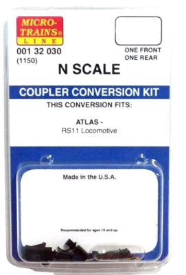 N Scale Micro Trains 132030 Atlas RS11 Pilot Locomotive Coupler ...