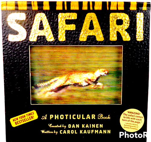 Unique 3-D Photicular Book Safari Animals: By Carol Kaufmann and Dan ...