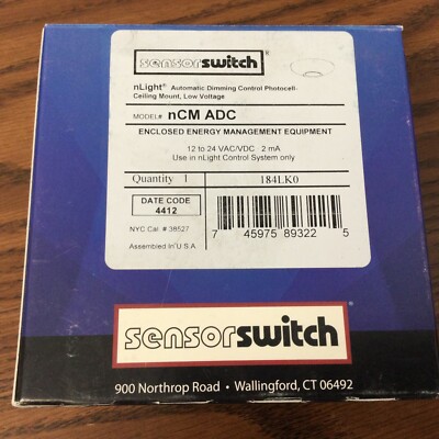 Sensor Switch nLight nCM ADC Automatic Dimming Photocell (LN64W) | eBay