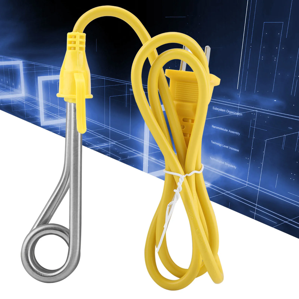 Electric Heater Mini Boiler Hot Water Coffee Immersion Travel Use 600W ...