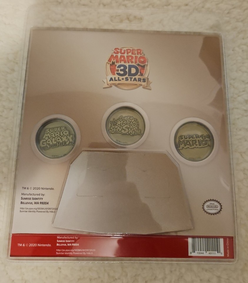 Super Mario 3d All Stars - Collectable Coin Set - Brand New | eBay