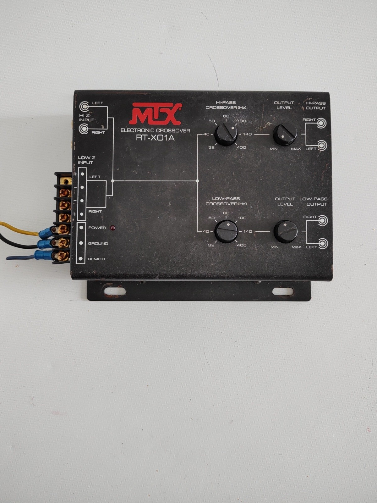 MTX Rt-x01a 2 Way Electronic Crossover RTX01A for sale online | eBay