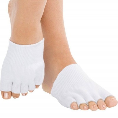 Gel-lined Compression Toe Separator Spacer Socks Dry Cracked Skin ...