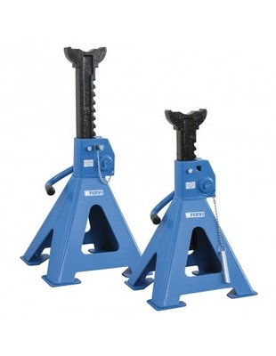 Coppia cavalletti per auto Fervi 0069/3 Altezza Min 298 mm Altezza Max ...