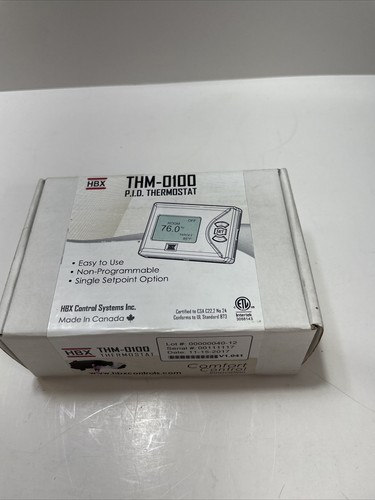 HBX Controls THM-0100 PID Thermostat NEW | eBay