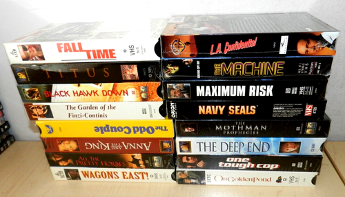 VHS LOT OF 16 BRAND NEW SEALED CHECK PICTURES FOR TITLES | eBay