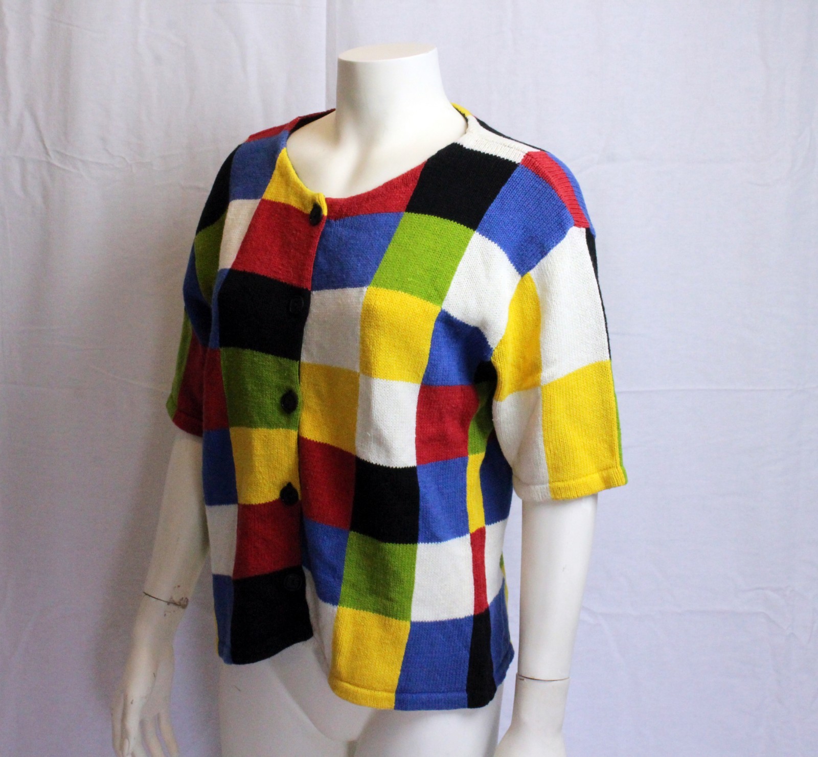 Womens My weekend Clothes Square Checkered Colorful Linen Cotton Shirt ...