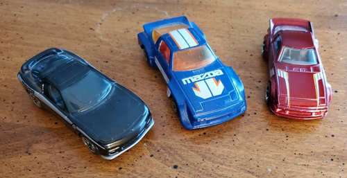 Mazda RX-7 Racing Wide Body Matchbox / Red Hot Wheels / Black Matchbox ...