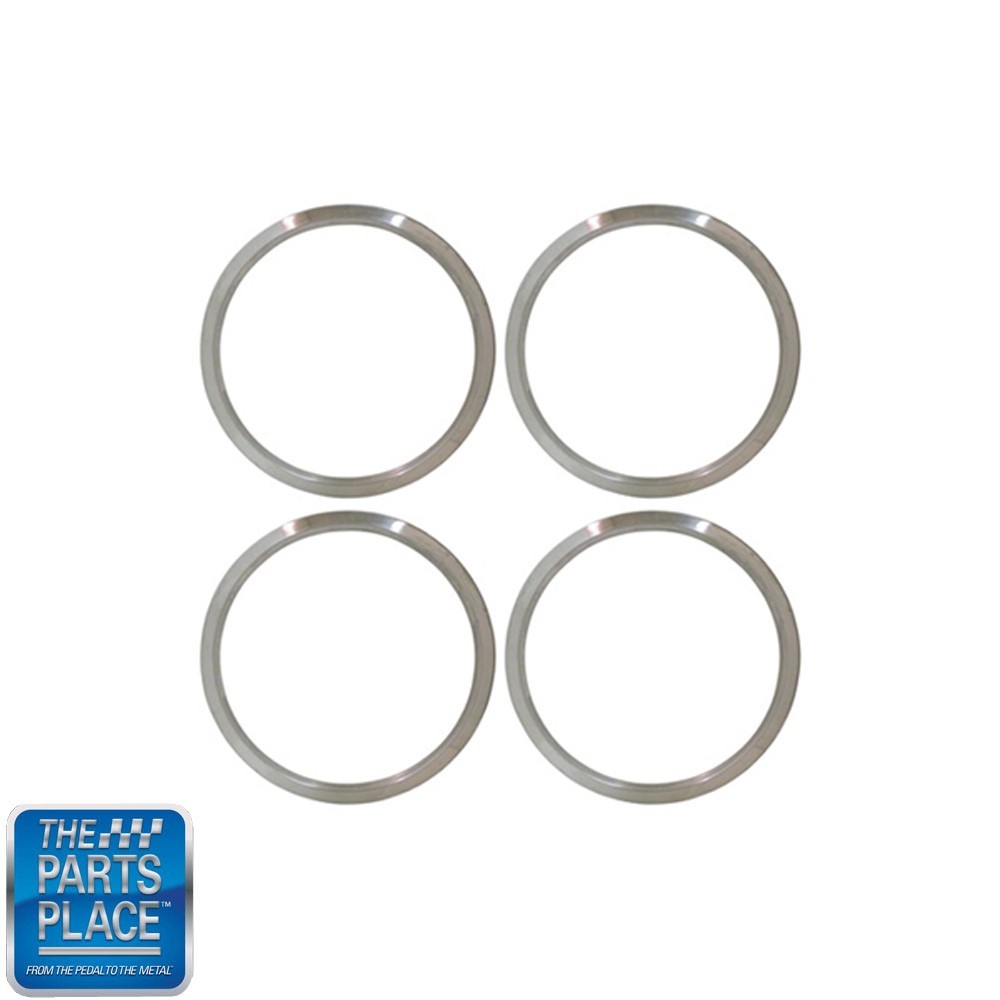 1971-75 Pontiac Honeycomb Wheel Trim Rings 14 X 7 Set of 4 Stainless ...