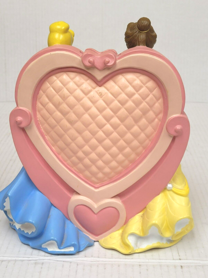 DISNEY PRINCESS COIN BANK BELLE CINDERELLA SNOW WHITE 9” RETIRED ...