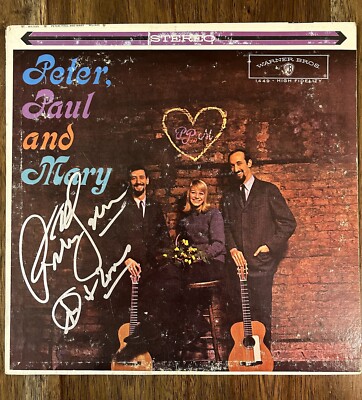 ‘Peter Yarrow’ Signed Vinyl Album ‘Peter, Paul And Mary’ PROOF | eBay