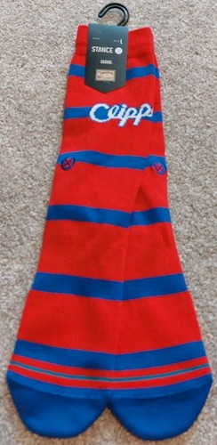 New! Stance "Classic Clippers" Basketball Socks Size Large Hardwood ...