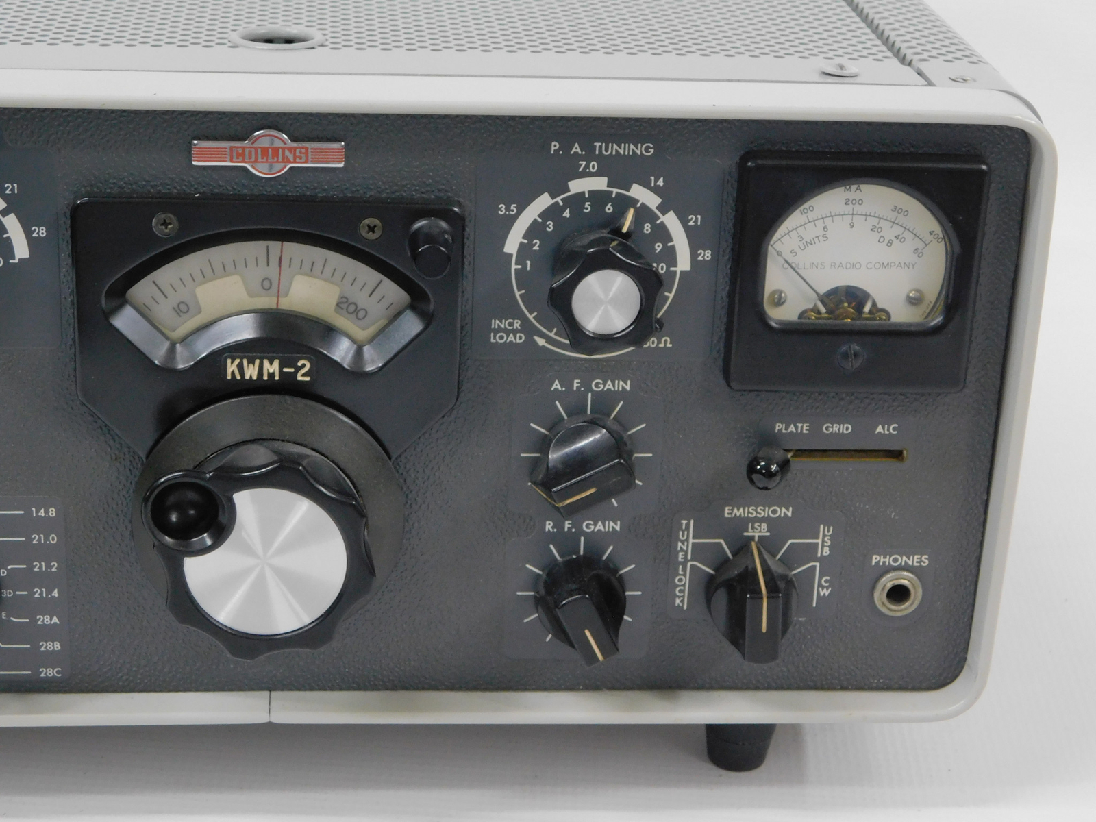 Collins KWM-2 Winged Emblem WE Radio Transceiver + Manual (SN 619, full ...