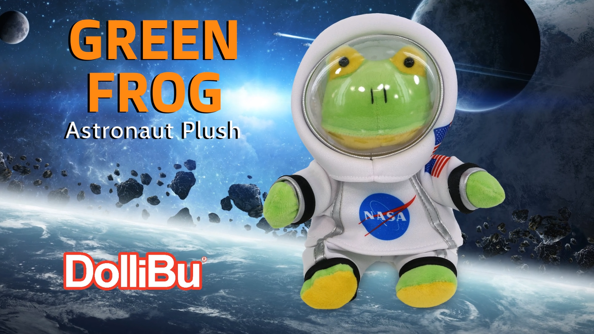 Astronaut Frog Plush