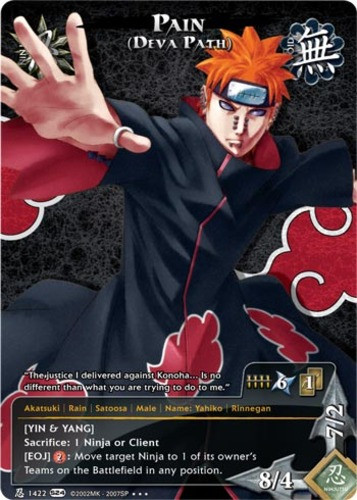 Pain (Deva Path) - N-1422 - Super Rare - 1st Edition - Foil Sage's ...
