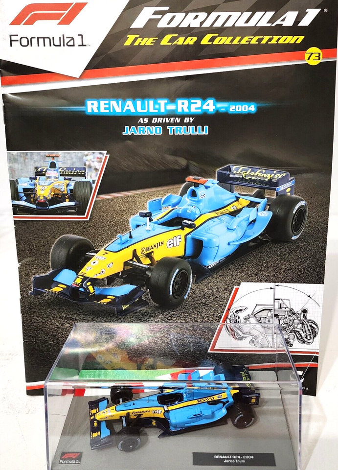 Renault R24 – 2004 Jarno Trulli #73 1:43 Scale Formula 1 Car Collection ...