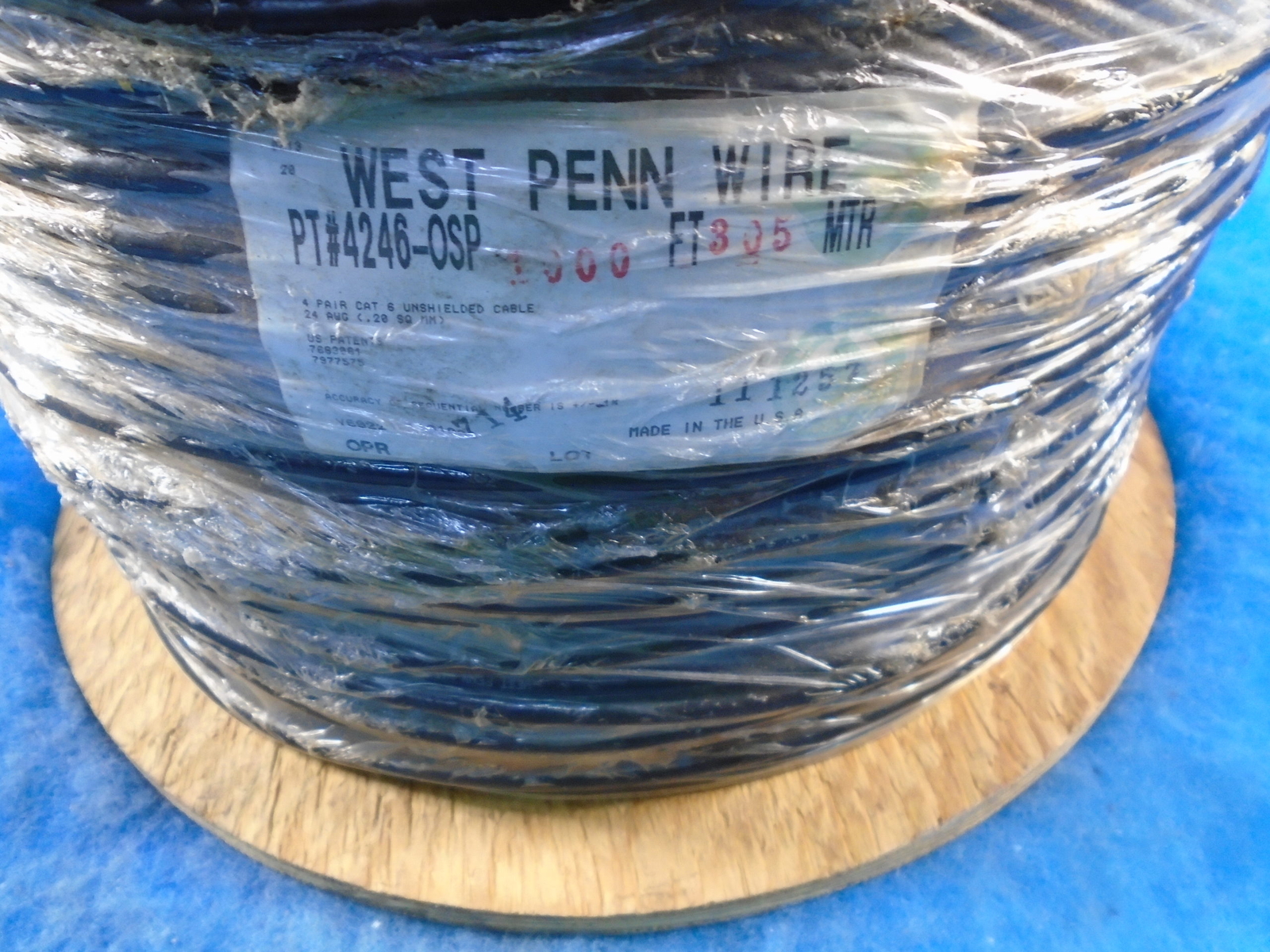 WEST PENN WIRE 1000' 23AWG MULTI-CONDUCTOR CABLE 4246-OSP CAT6 1YR ...