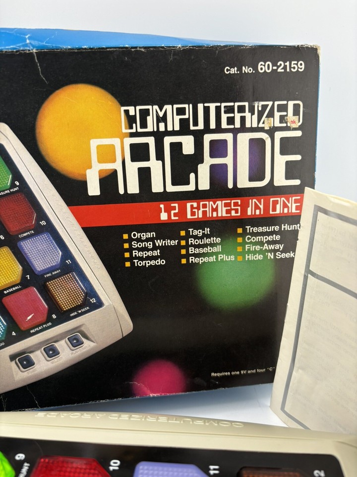 Radio Shack Computerized Arcade 12 Games In 1 Includes Instructions And ...