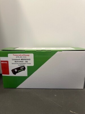 Lexmark MB2442 (B2442) High Yield Black Compatible Toner-B241H00 6K ...
