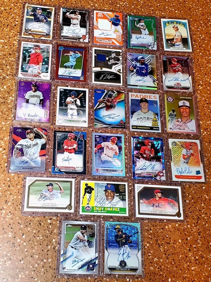 MLB Baseball Mystery Packs - Carroll, Lawlar, Stott Autograph Chase ...