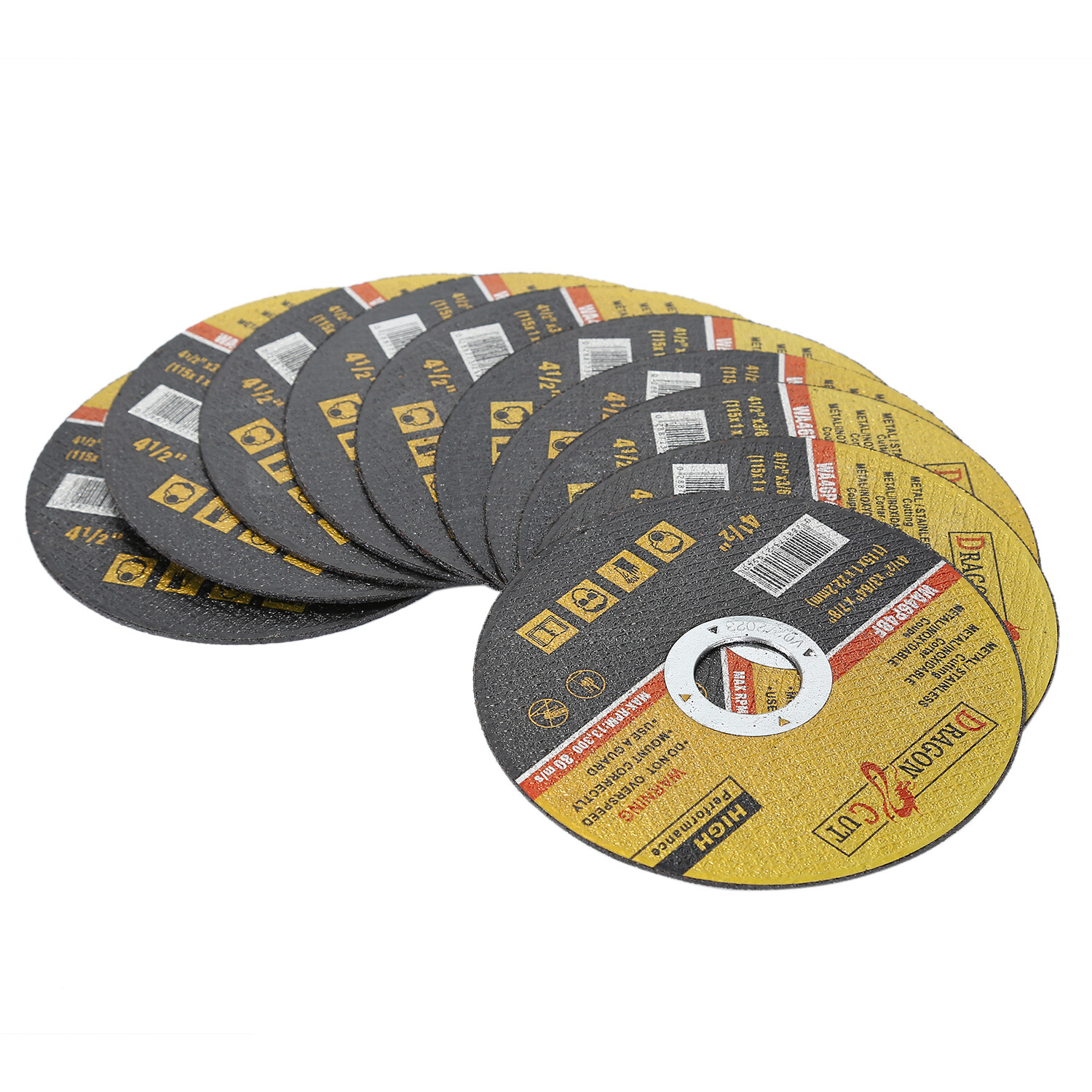 100 x 115mm ULTRA THIN 1mm METAL CUTTING BLADE DISC FOR STEEL ...