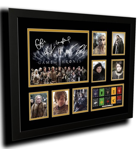 GAME OF THRONES SIGNED LIMITED EDITION FRAMED MEMORABILIA | eBay Australia