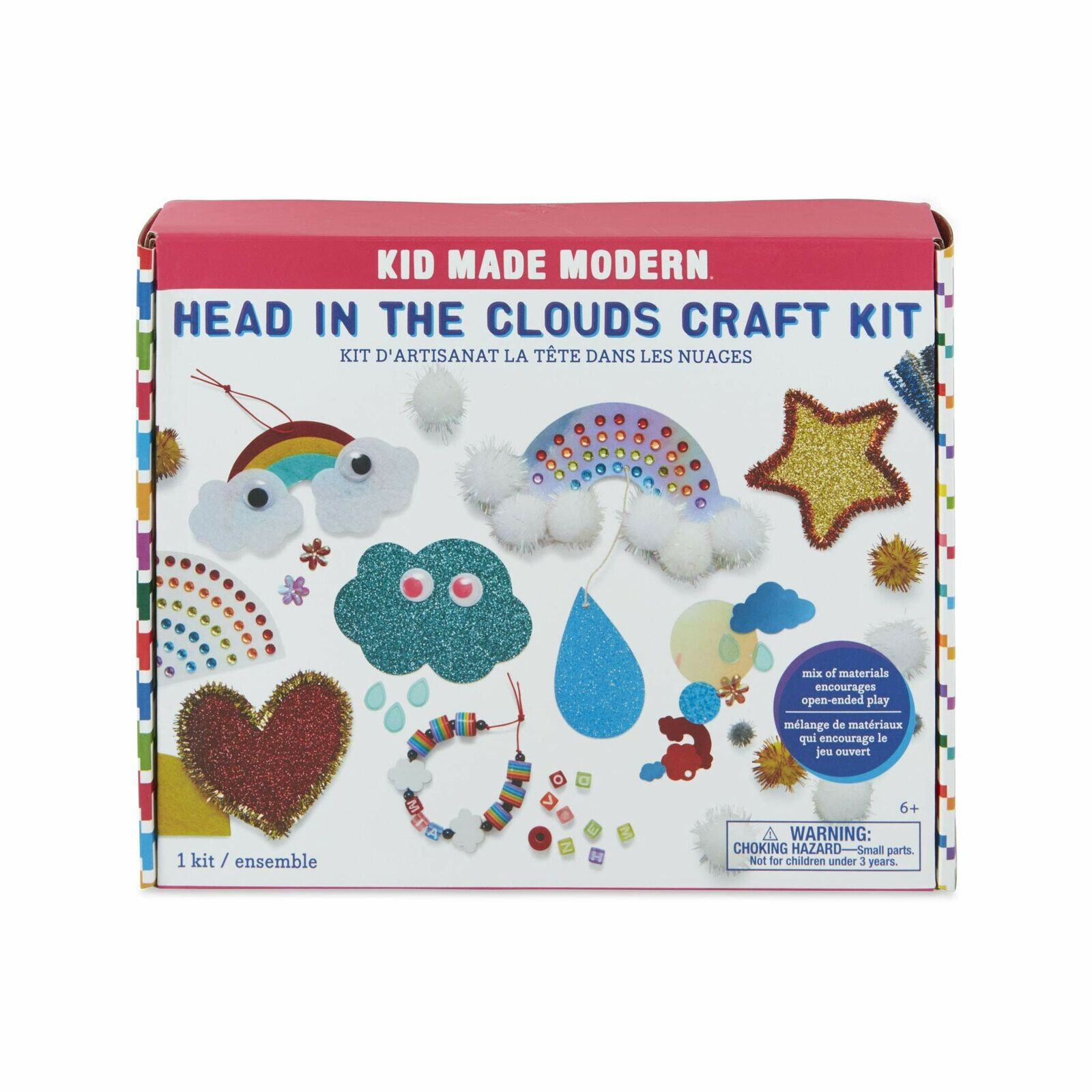 KID MADE MODERN HEAD IN THE CLOUDS CRAFT KIT 300+ PIECE ARTS AND CRAFTS ...