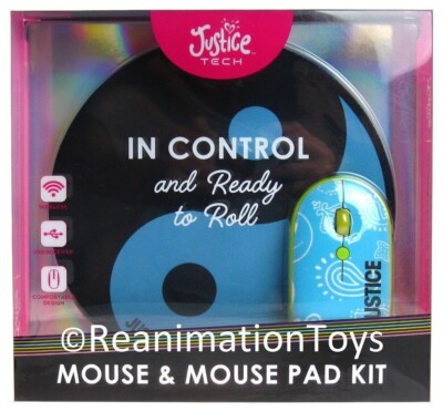 Justice Tech In Control Computer PC Laptop Mouse & Mouse Pad Set Yin ...