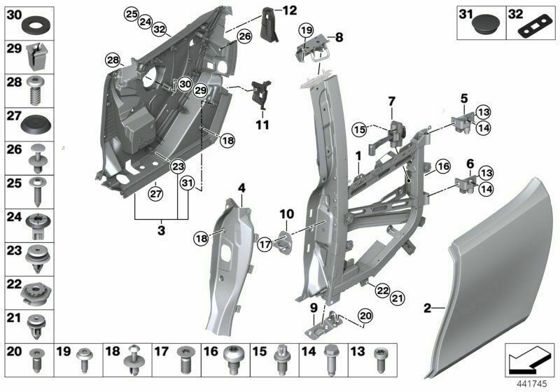 1 x NEW Genuine BMW Bracket 51007355279 , 51 00 7 355 279 | eBay