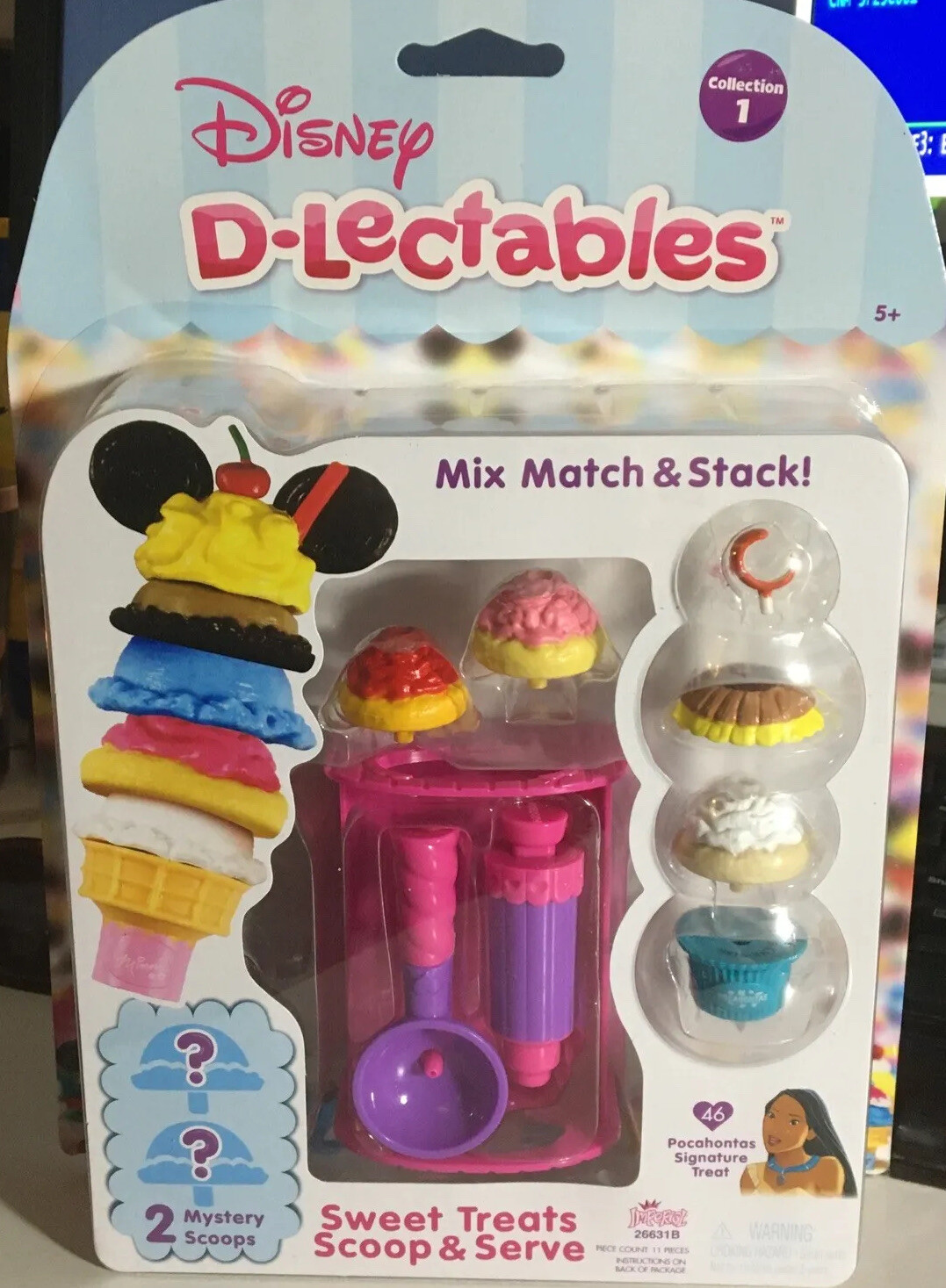 Disney D-Lectables #46 Pocahontas Sweet Treat Scoop & Serve Collection ...
