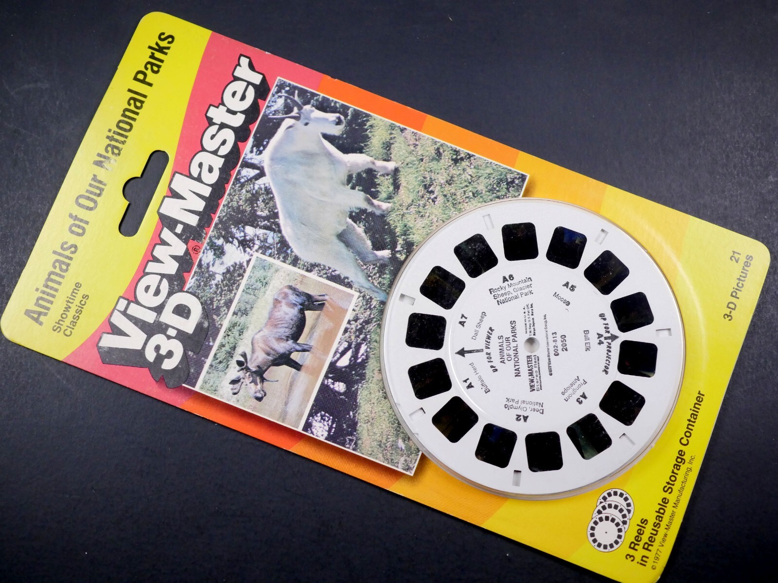 View-Master Animals of Our National Parks - 3 reel packet 2050 UNOPEN ...