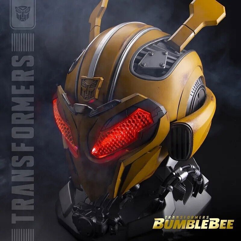 US SHIP_Best Gift Voice Control 1:1 Bumblebee Helmet/English/Birthday ...