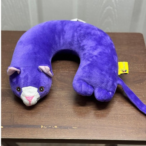 Critter Piller Kid's Travel Buddy Comfort Pillow Purple Cat Kitty 10 ...