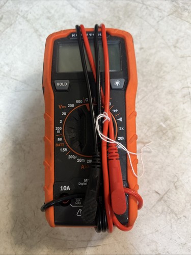 KLEIN TOOLS MM325 DIGITAL MULTIMETER 600V W/ LEADS- USED. | eBay