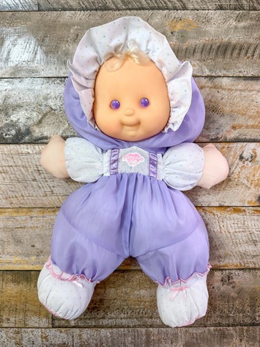 Vintage Puffalump Kids Purple Doll Fisher Price 13" Baby Blonde 1990 | eBay