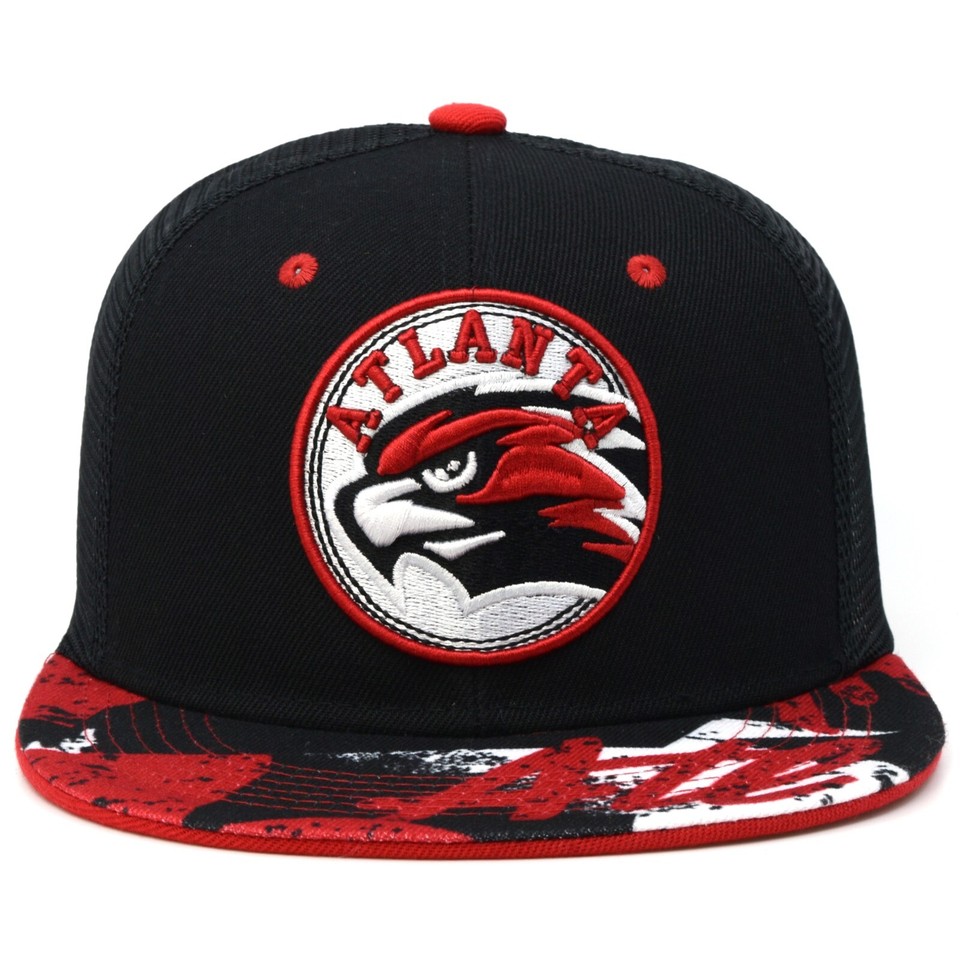 Atlanta New Leader Downtown ATL Bird Falcon Head Adjustable Snapback ...