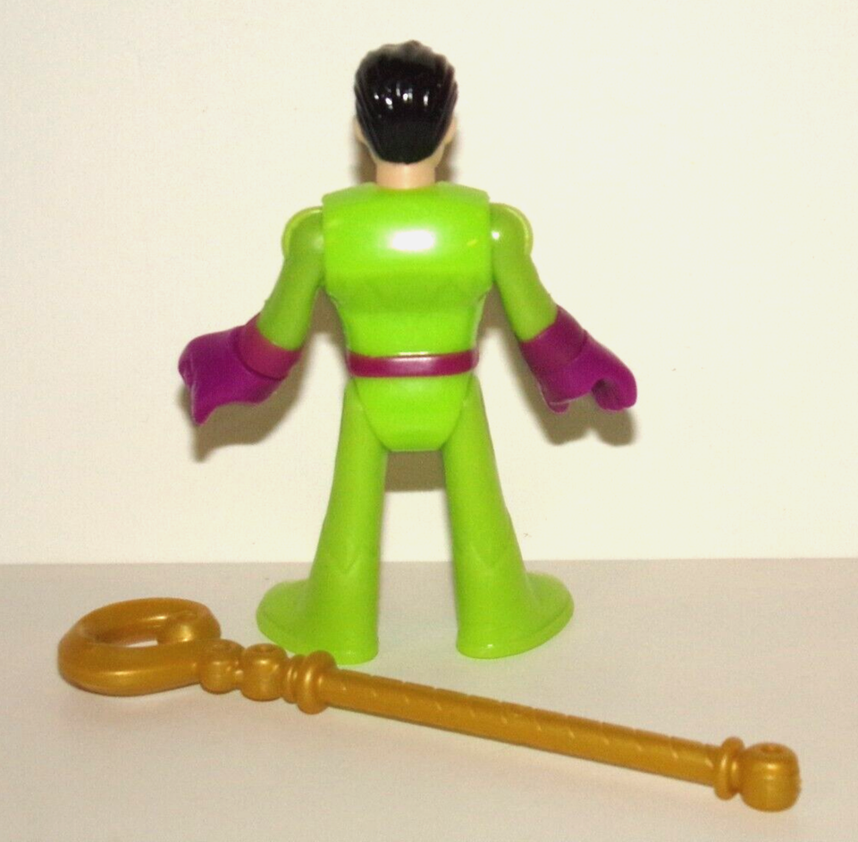 Imaginext The RIDDLER 3" Figure w/Staff New Loose Super Friends Batman ...