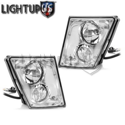 Left Right Sides Pair Chrome Driving Light Fog Lamps for 2003-2015 ...