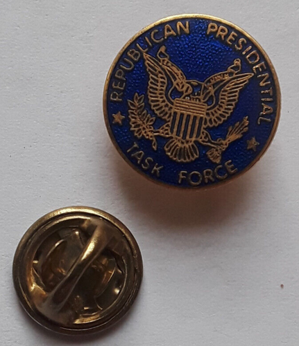Republican Presidential Task Force Vintage Lapel Pin Tie Tack election ...