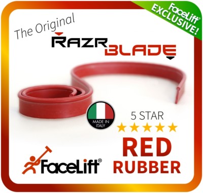 FaceLift RazrBLADE RED Squeegee Rubber Window Cleaning Traditional ...
