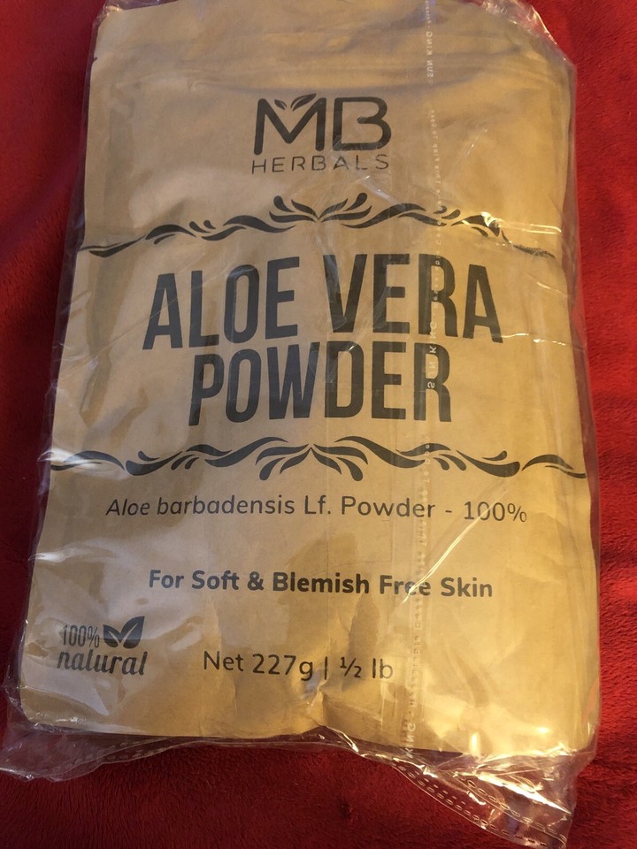 MB Herbals Fullers Earth Powders & Aloe Vera Powder 227 Gram-Half Pound ...
