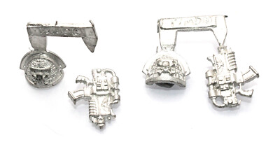Warhammer 40K Deathwatch Metal Shoulder Pad and Bolter x2 | eBay