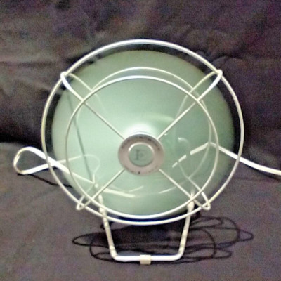 Vintage Metal Desk Fan Blue-Green Electrohome Model 648-S 115V Desktop ...