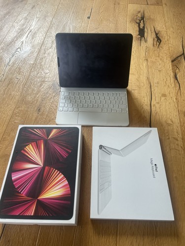 Apple iPad Pro 3rd Gen 128GB WiFi 11-inch Space Grey A2377 - With Magic ...