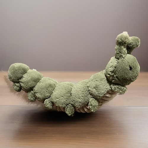 Retired Original Jellycat Christopher Caterpillar Plush Green And Brown ...