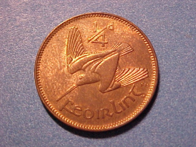 IRELAND FARTHING 1930 CH UNC BIRD NICE | eBay