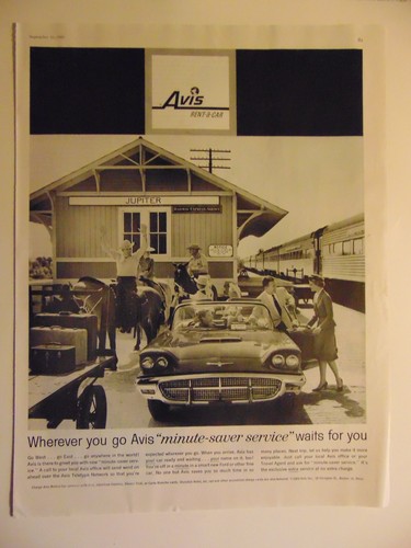 1960 AVIS RENT-a-CAR in Jupiter vintage print ad | eBay