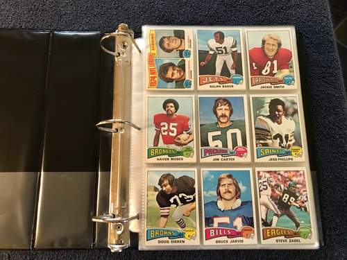 1975 Topps Football Lot (288) Cards & 9 Scratch-Off - High Grade - No ...