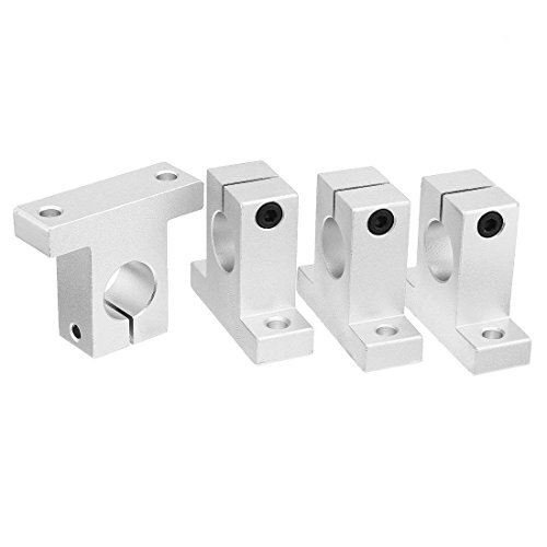 Pack Of 4sk20 Aluminum Linear Motion Rail Clamping Guide Support For ...